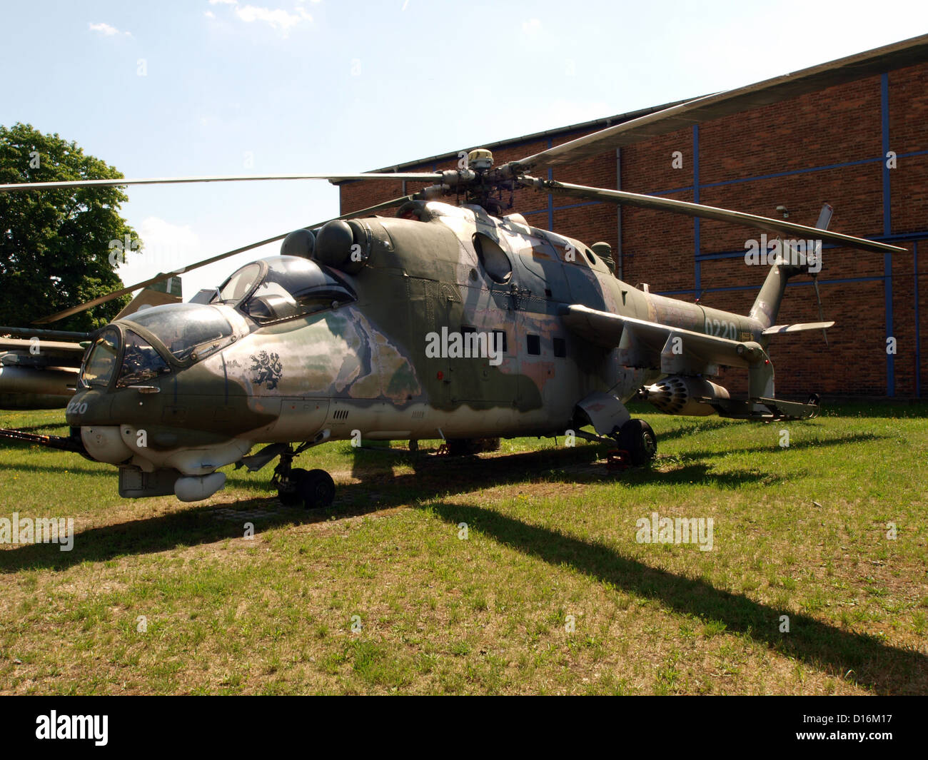 The Prague Aviation Museum in Kbely features the Mil Mi-24D Hind-D, a Soviet-made attack ...