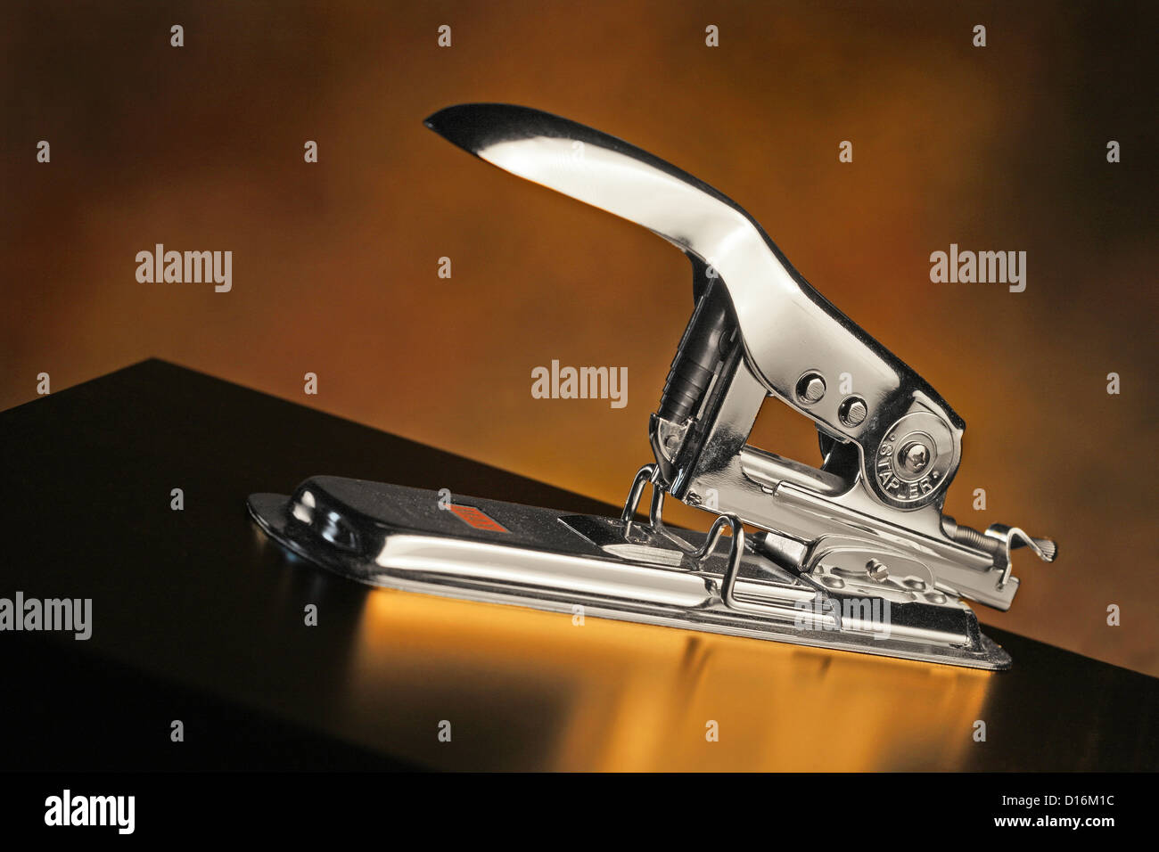 Stylish metallic stapler Stock Photo - Alamy