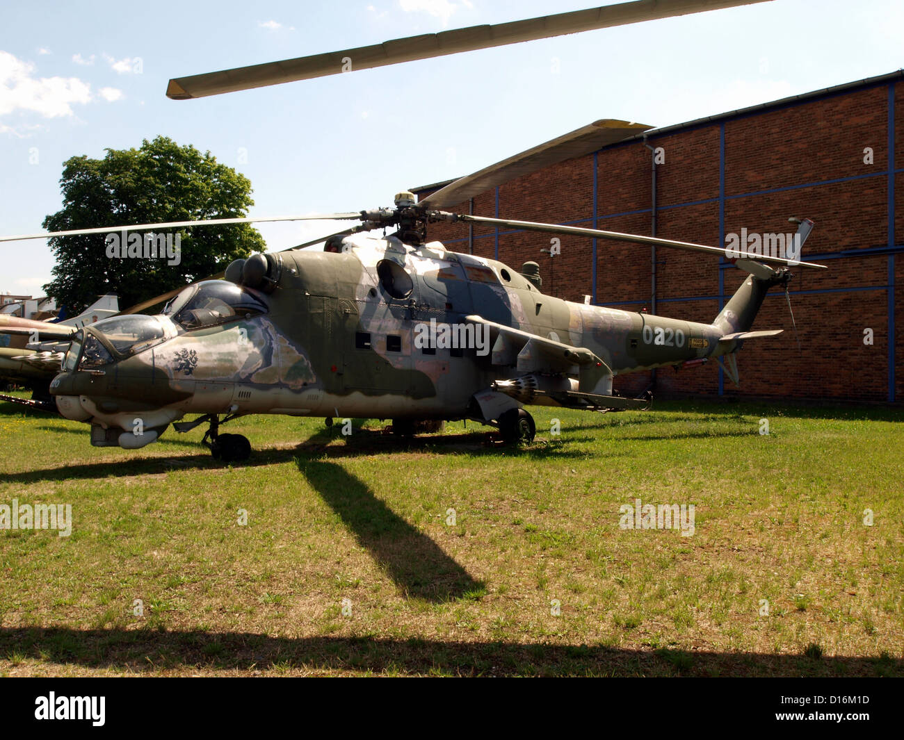The Prague Aviation Museum at Kbely houses the Mil Mi-24D Hind-D ...