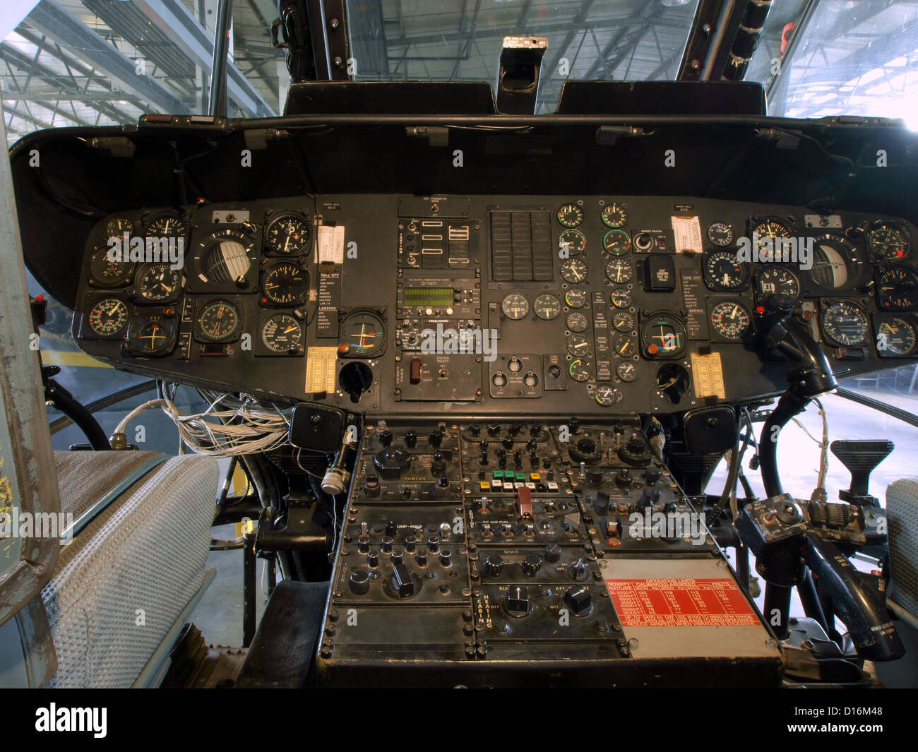 Museum of Aviation and Technology Wernigerode.Sikorsky CH53 cockpit ...