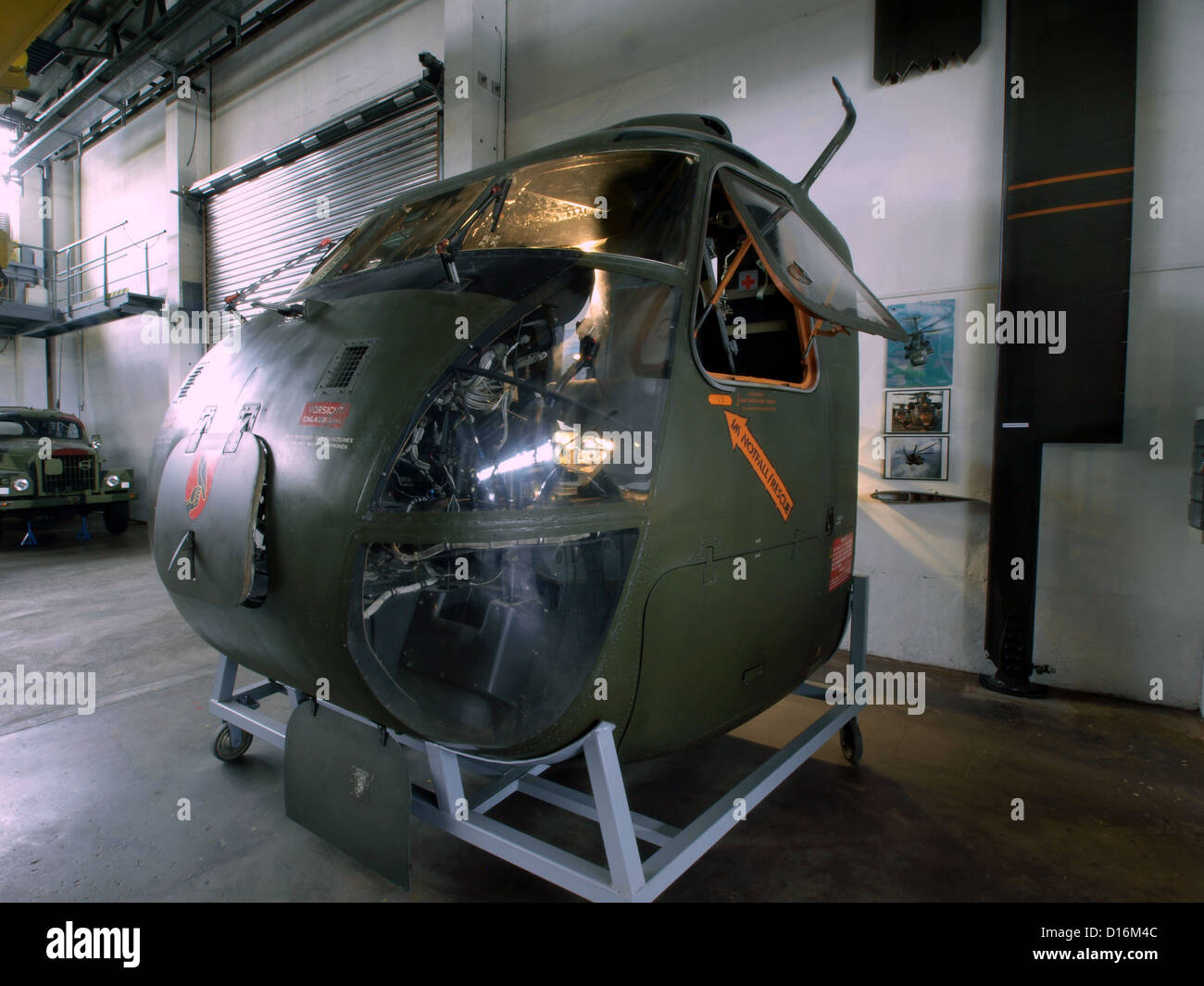 The Sikorsky CH53 cockpit on display at the Museum of Aviation and ...