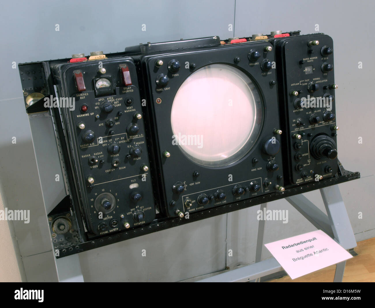 The Museum of Aviation and Technology in Wernigerode displays a radar ...