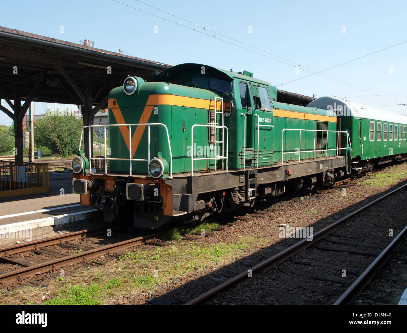 The SM42-2603 is a Polish diesel locomotive on display at the Museum of ...