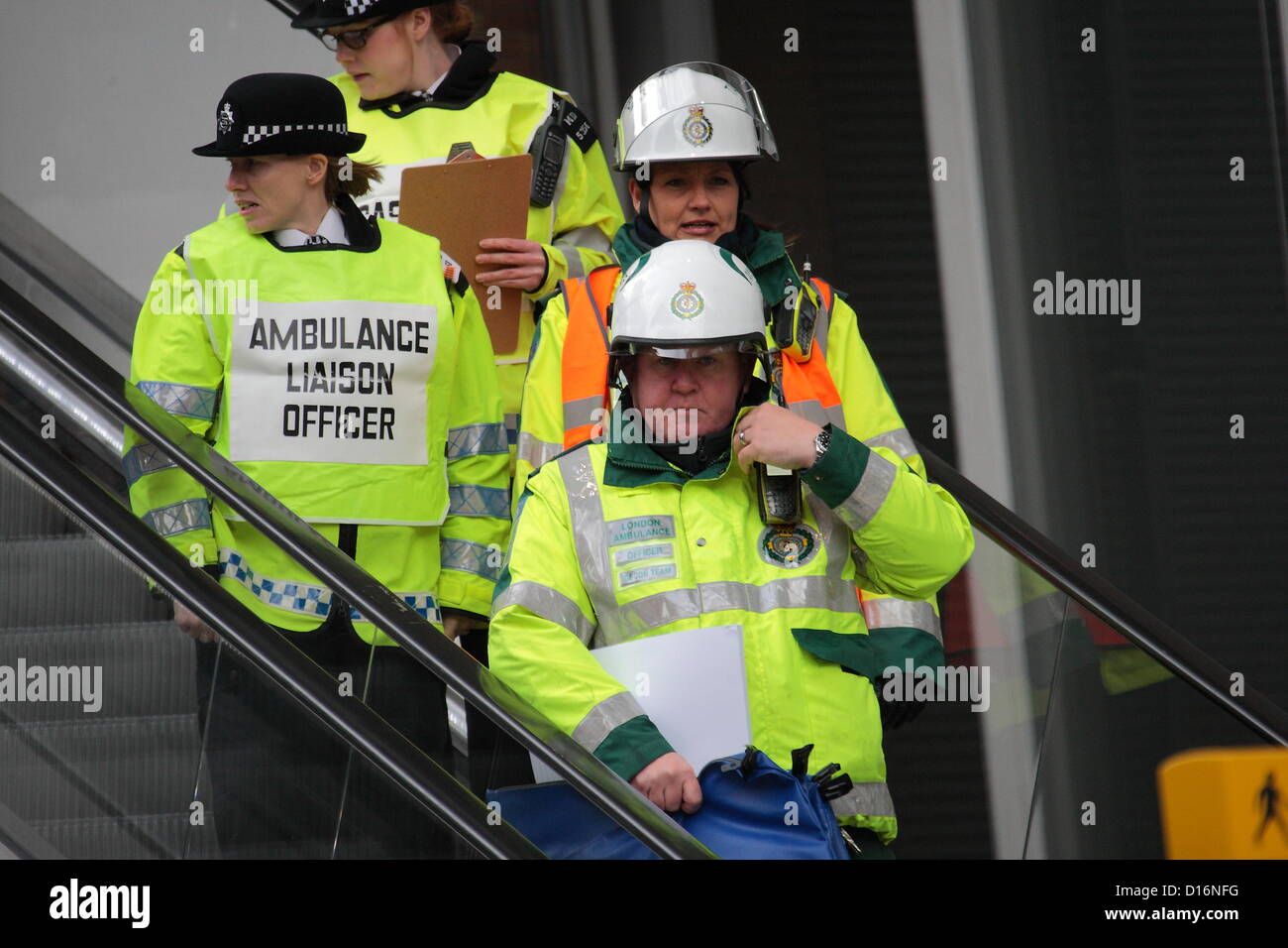 The london fire brigade lfb at the shard hi-res stock photography and ...