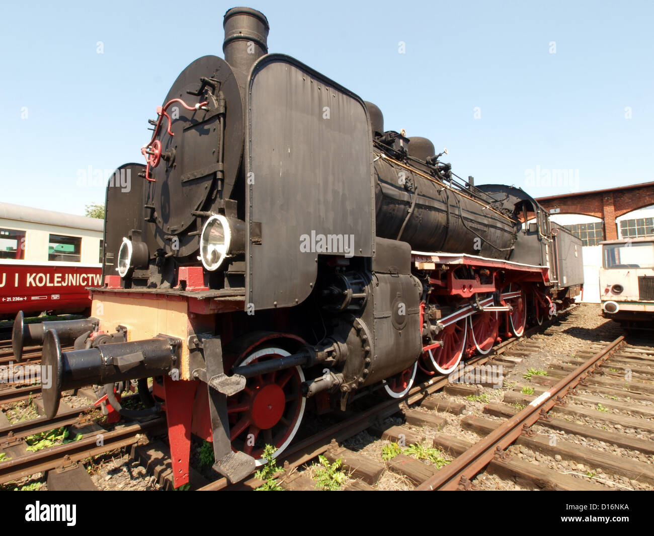 The PKP Class OK1-325, displayed at the Museum of Industry and Railway ...