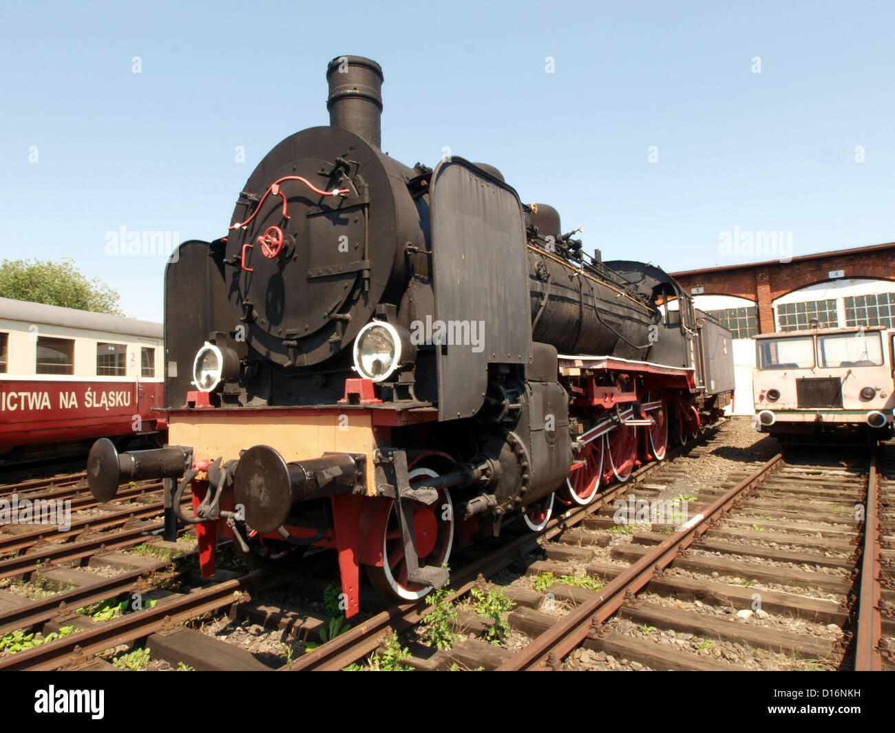 The PKP Class OK1-325 is a historical Polish steam locomotive displayed ...