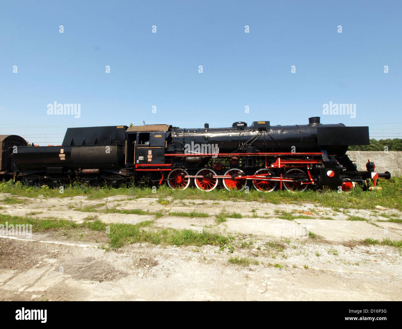 The PKP Ty2 38 is a steam locomotive displayed at the Museum of ...