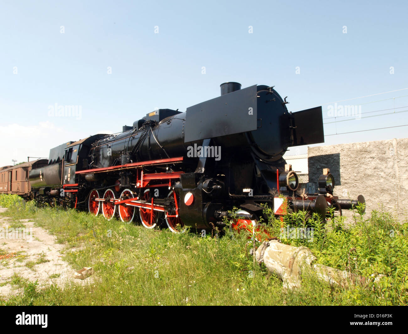 The PKP Ty2 38 is a steam locomotive displayed at the Museum of ...