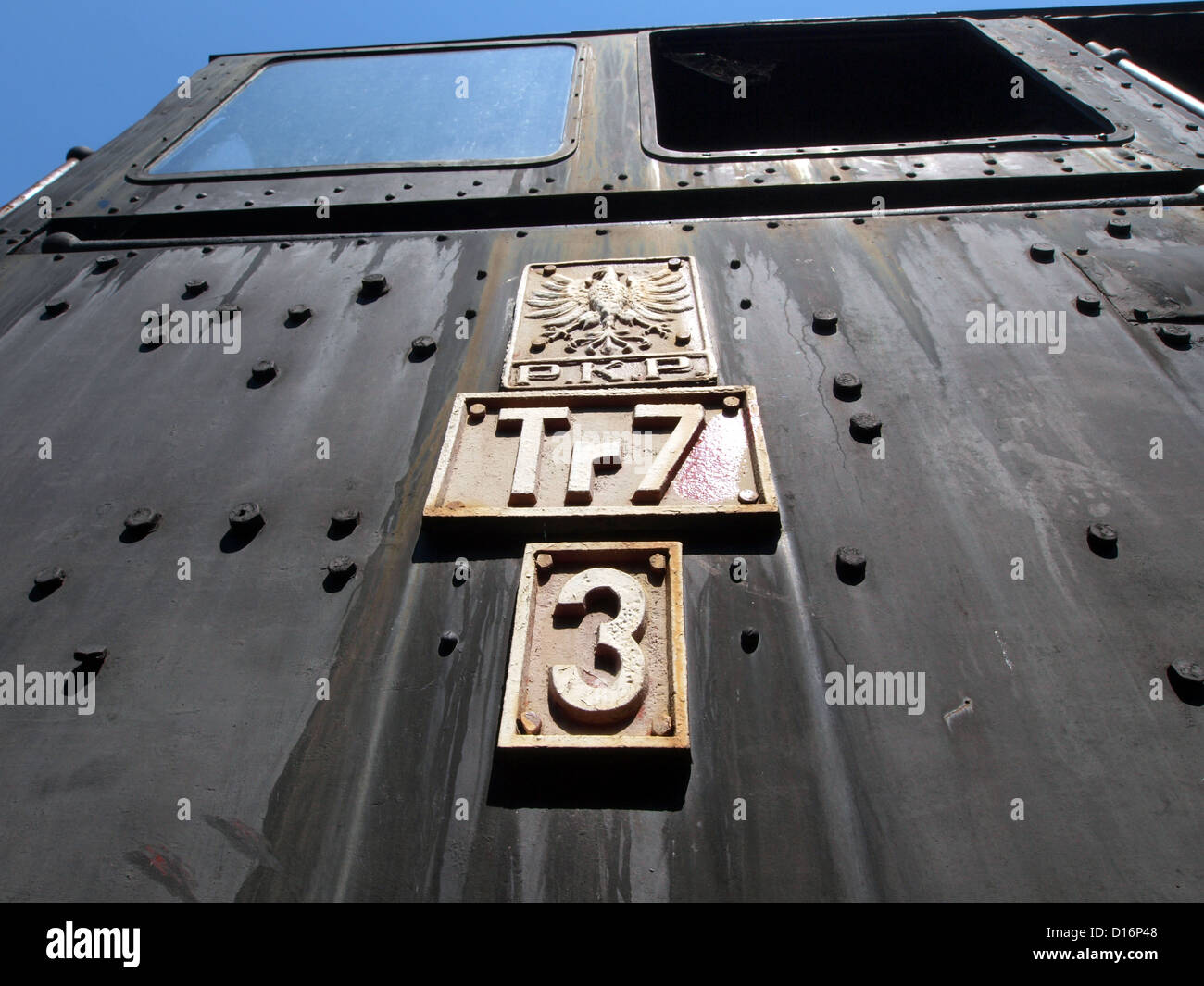 The PKP Tr7 3 is a historic Polish railway locomotive, now displayed at ...