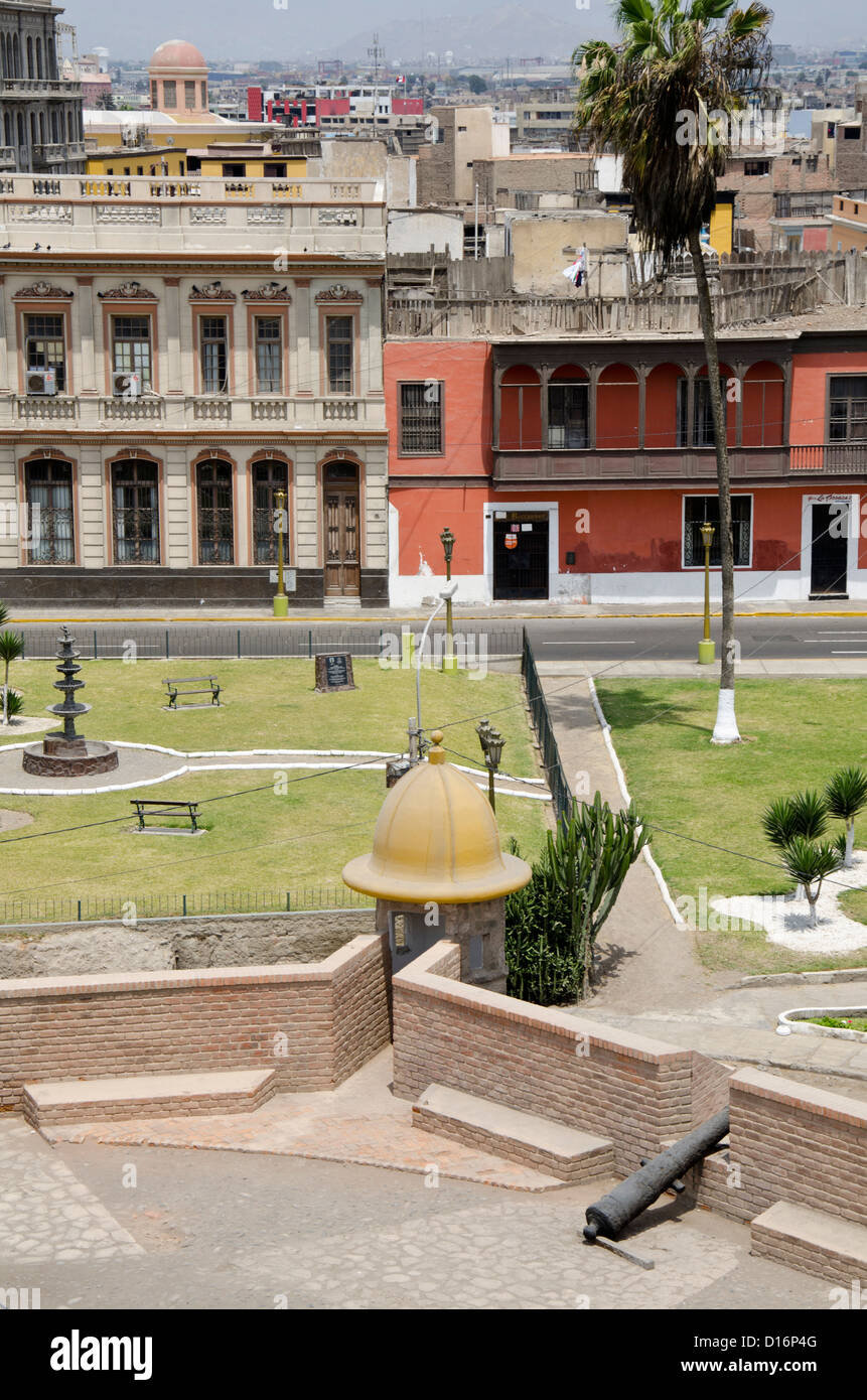 Real Felipe fort in Lima city. Peru Stock Photo - Alamy