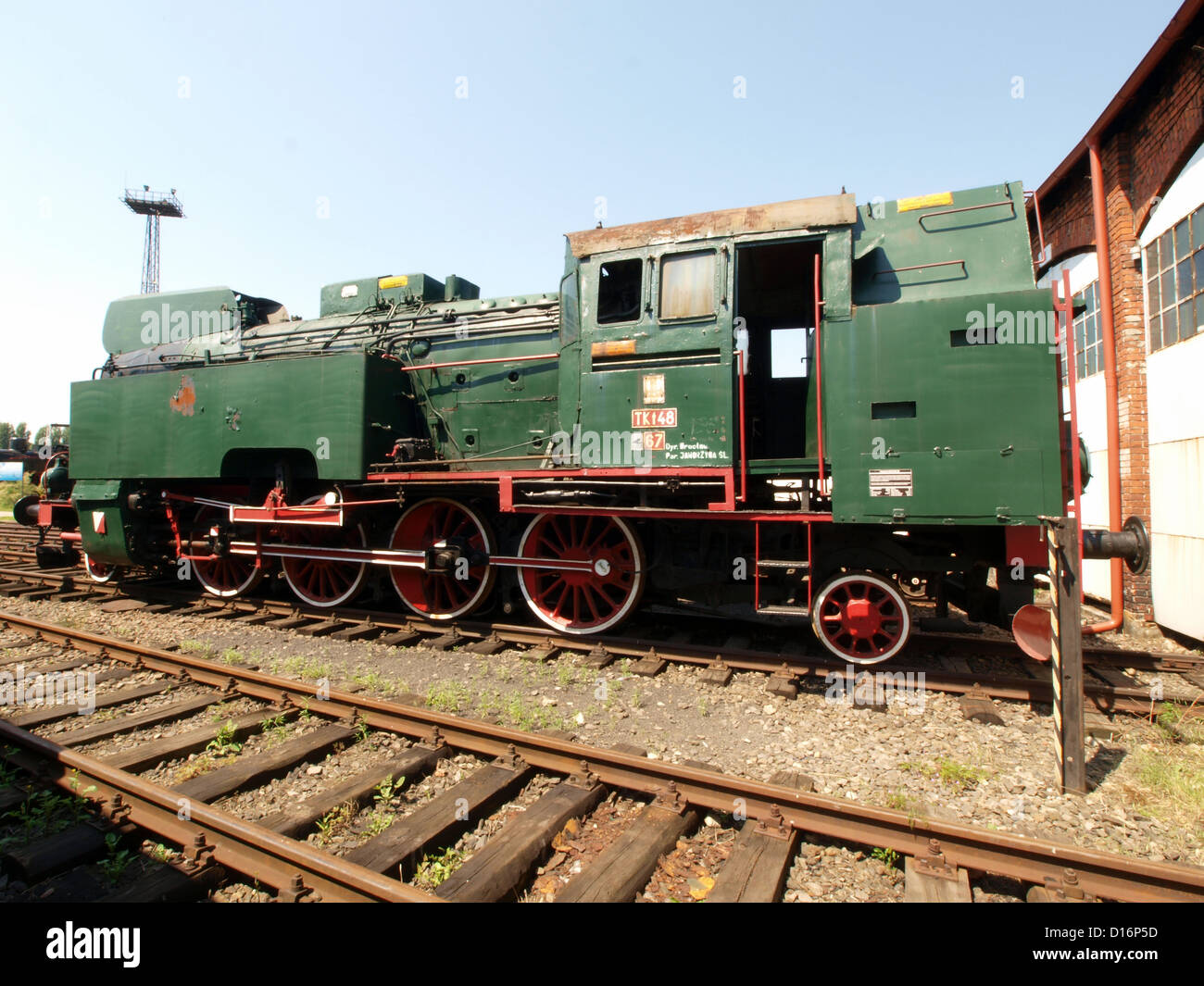 The Tkt48 67 train, located at the Museum of Industry and Railway in Lower Silesia, is a steam ...