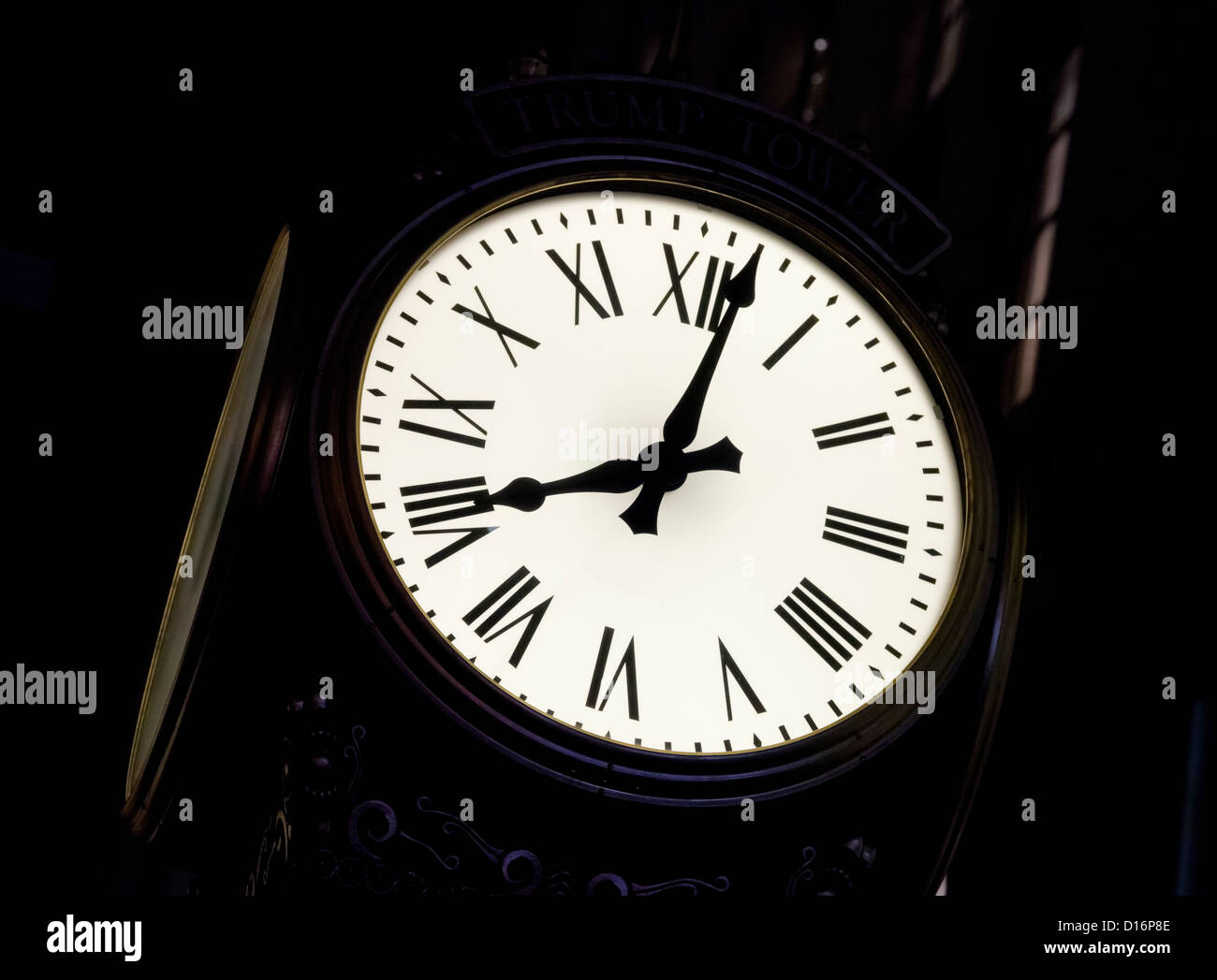 The ancient street clock Stock Photo - Alamy