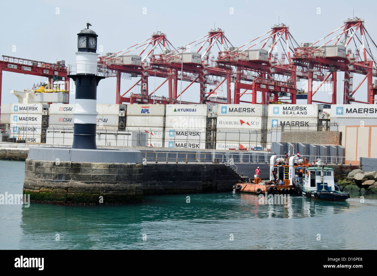 Port of Callao. Lima city. Peru Stock Photo - Alamy