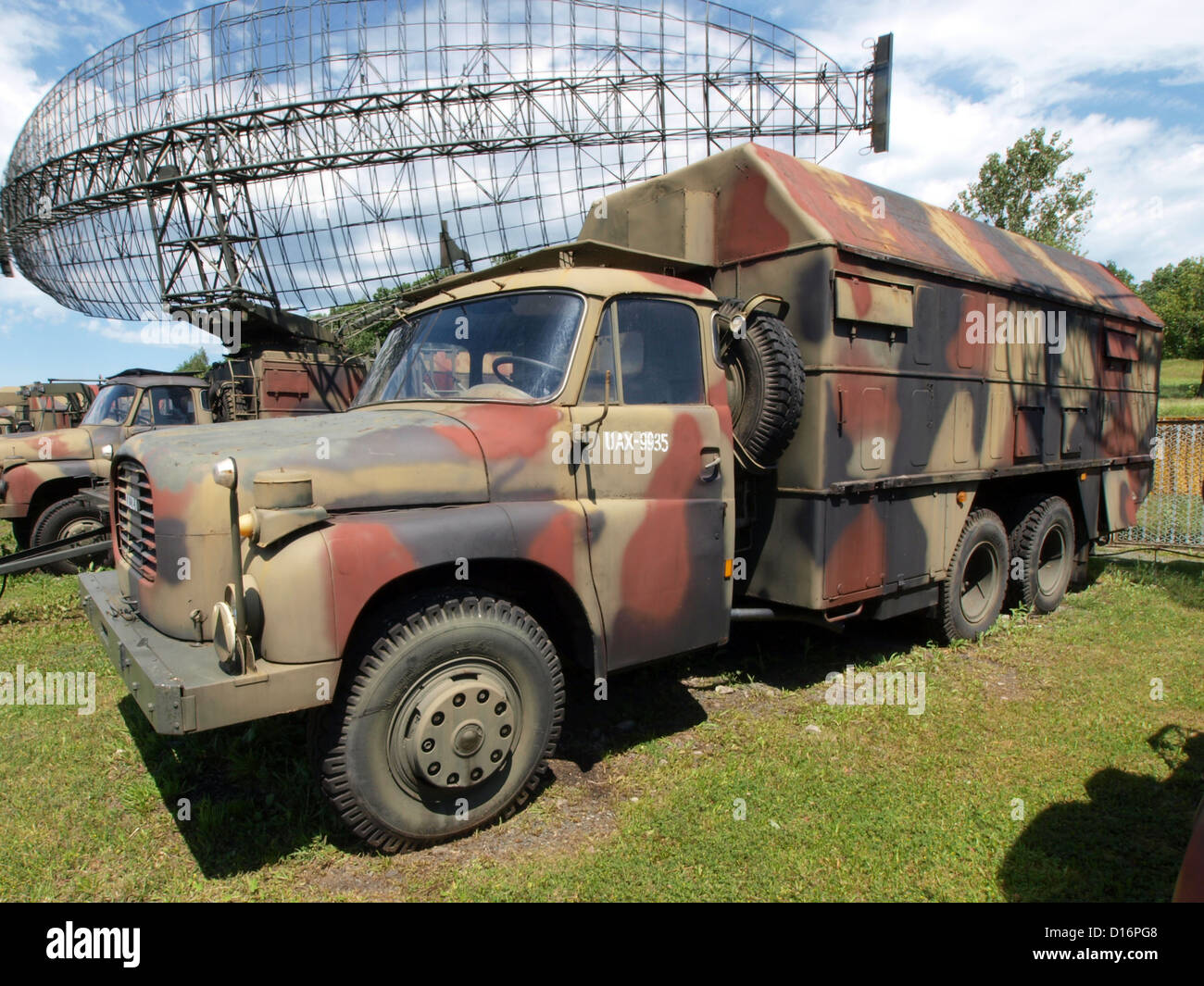 The Tatra Radar unit is a military vehicle equipped with radar systems ...