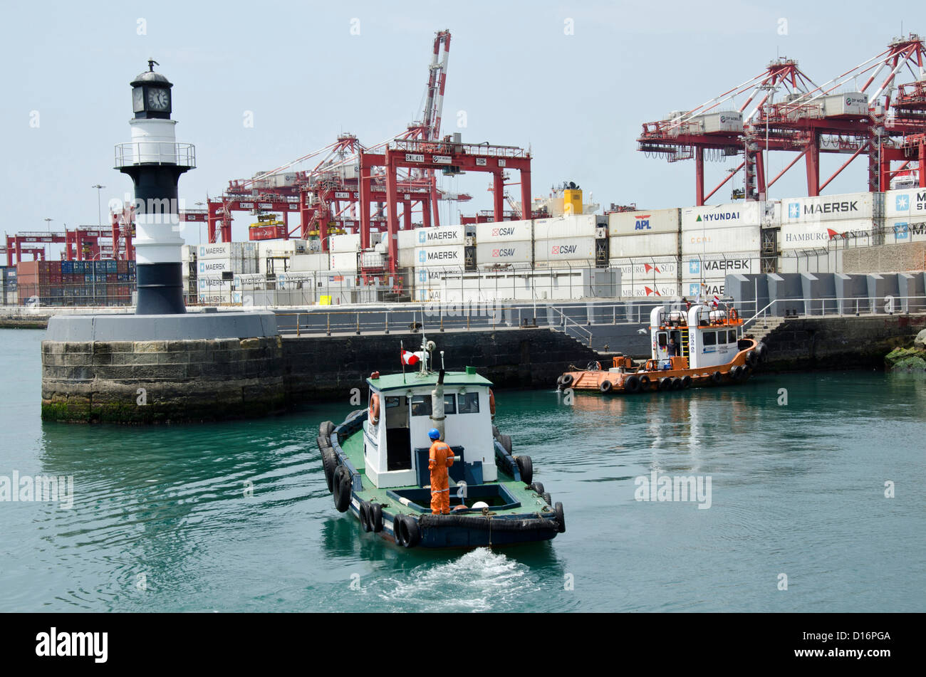 Port of Callao. Lima city. Peru Stock Photo - Alamy