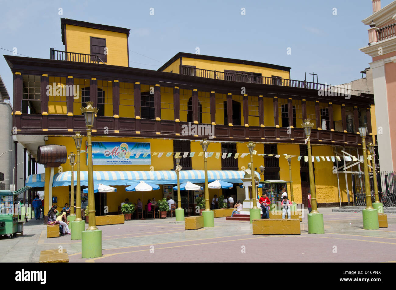 Colonial buildings lima peru hi-res stock photography and images - Alamy