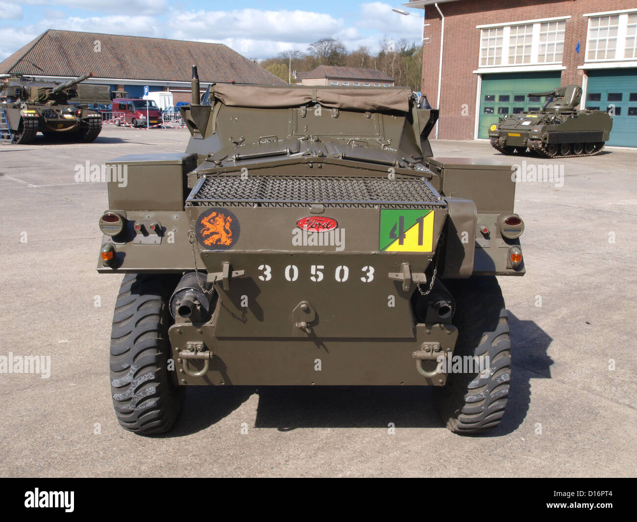 The Ford Lynx, displayed at the Cavalry Museum Day in the Netherlands ...