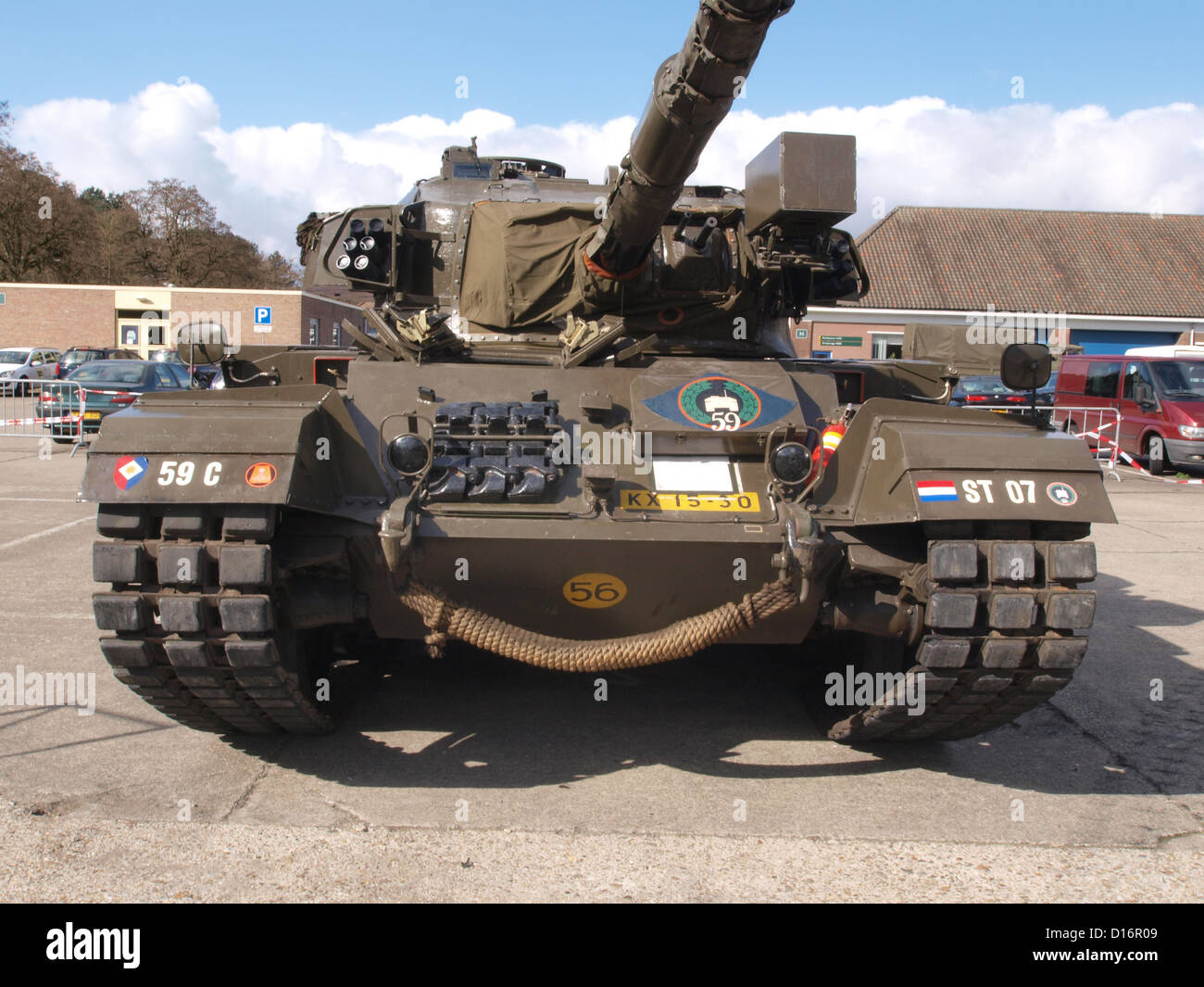 The Centurion Mk 5 105mm tank, a British armored vehicle, was designed ...