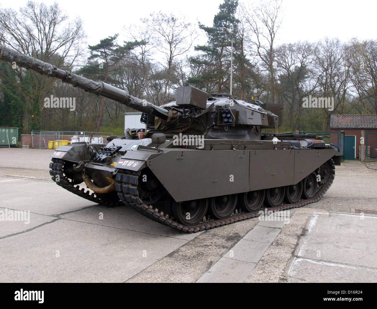 The Centurion Mk 5 is a British military tank equipped with a 105mm gun ...