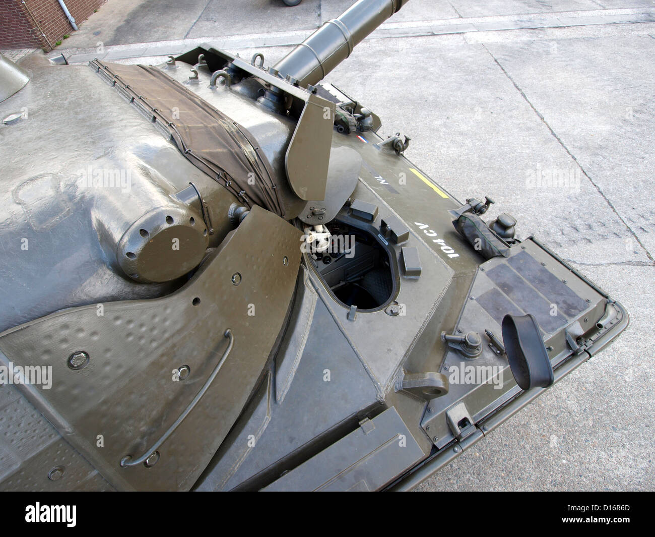 The Dutch Army's Leopard I Tank is a heavily armored military vehicle ...