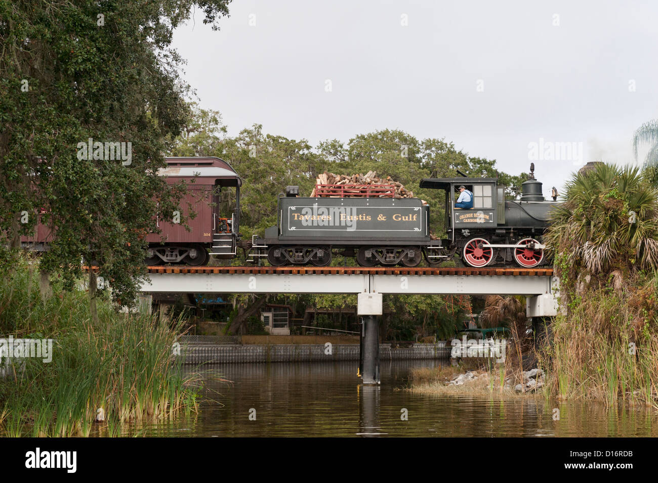 Locomotive Wood burning Steam Train located in Tavares, Florida and ...
