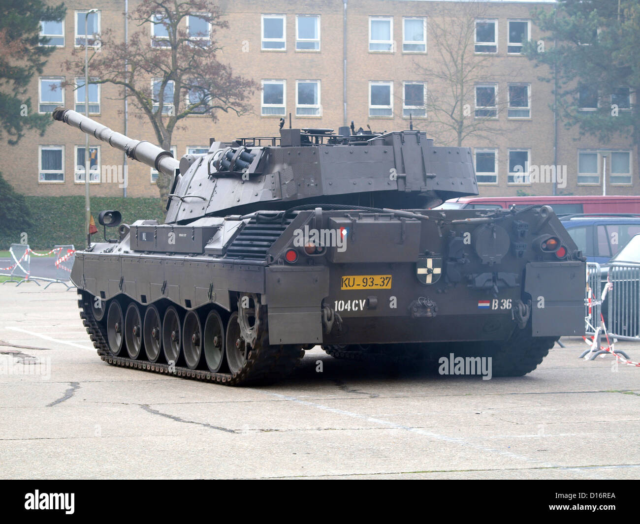 The Dutch army Leopard I tank, part of the 104CV tank series, is a ...