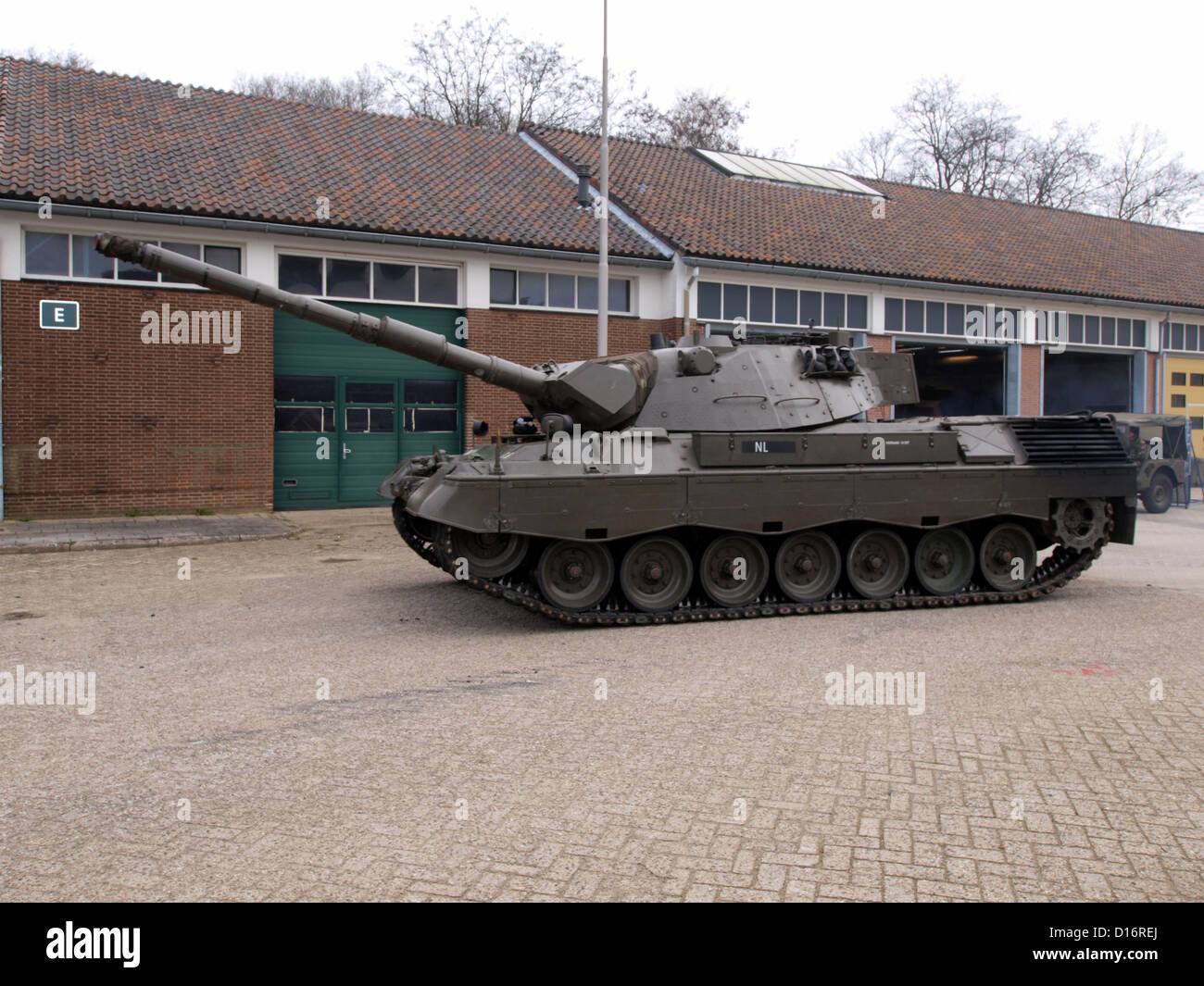 The Dutch army Leopard I, part of the 104CV Tank unit, is a main battle ...