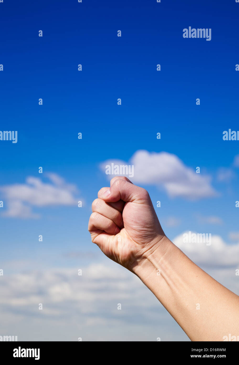 Raised fist power hi-res stock photography and images - Alamy