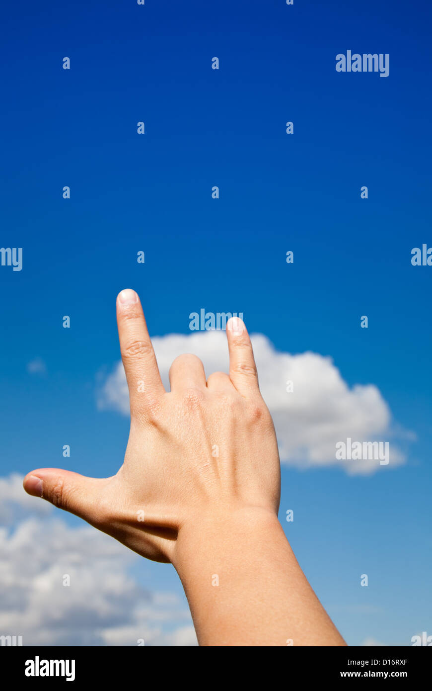 Sign language love hi-res stock photography and images - Alamy