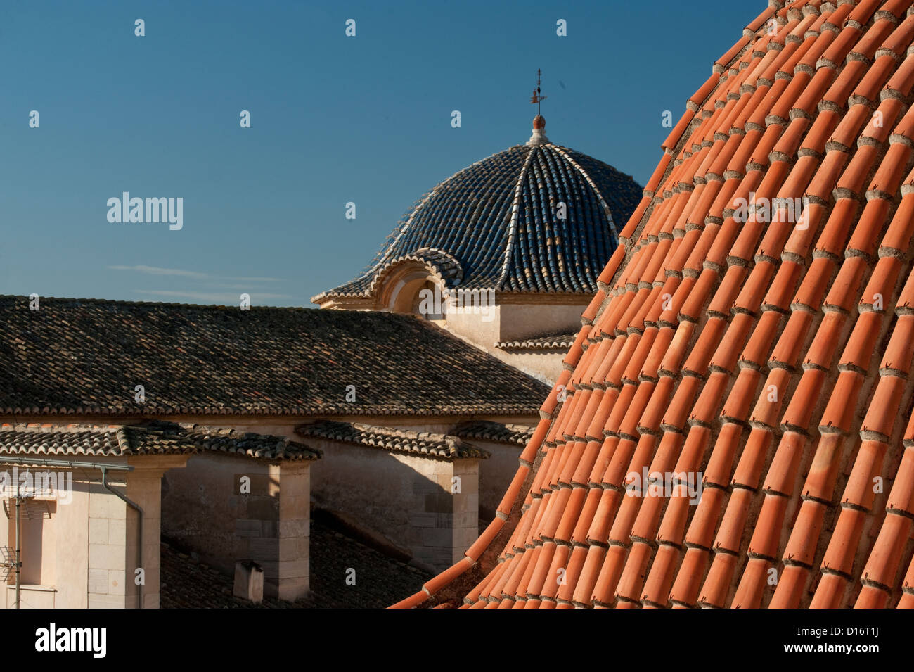 Tiling at dome, church of Saint Justa and Saint Rufina tower Stock ...