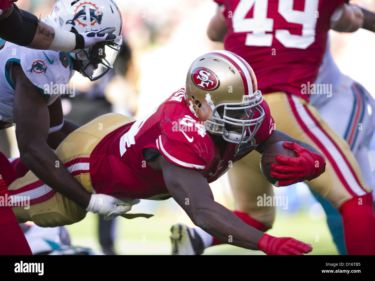 Dec. 9, 2012 - San Francisco, CA, USA - San Francisco 49ers running ...