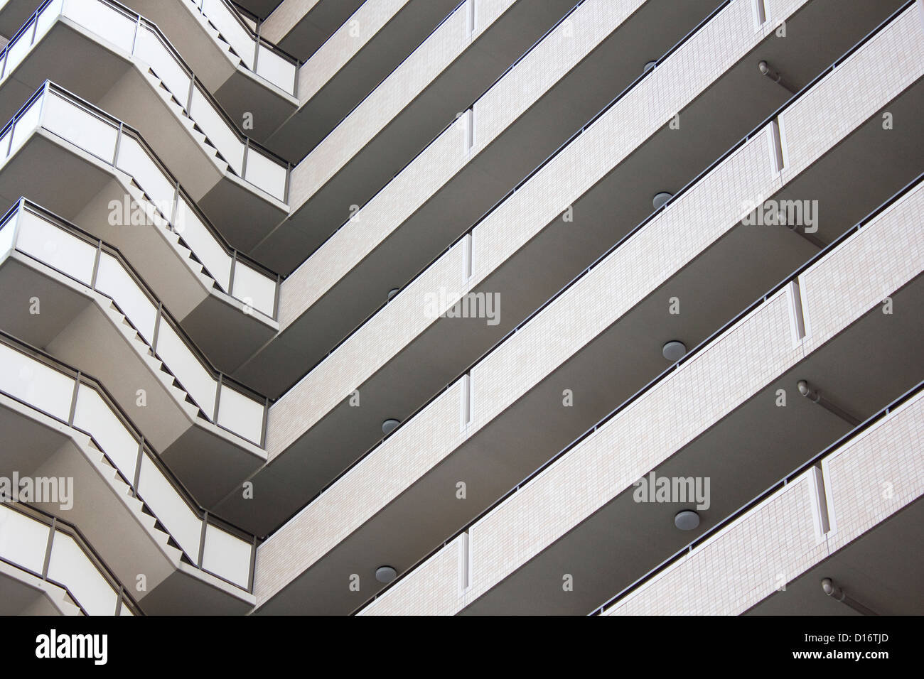 Outer walls of apartment building Stock Photo - Alamy