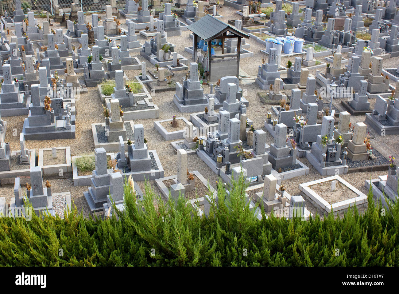 Cemetery and group of graves Stock Photo - Alamy