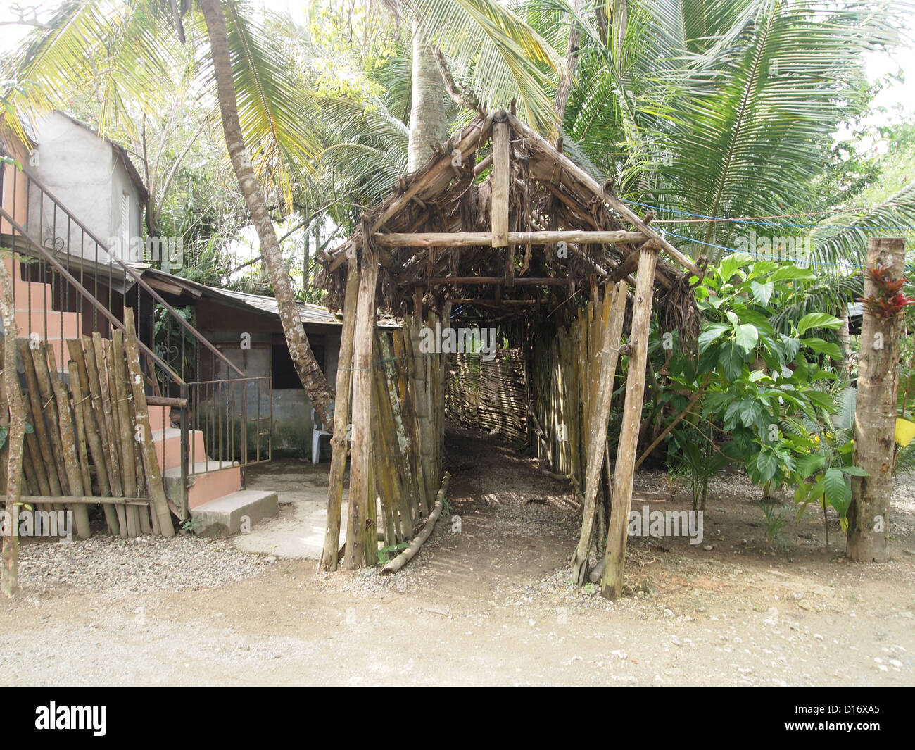 A simple hut in a small village Stock Photo - Alamy