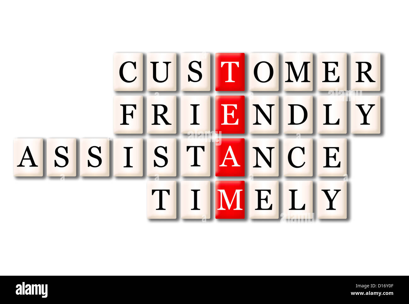 Acronym of Team - customer friendlyservice,timely Stock Photo - Alamy