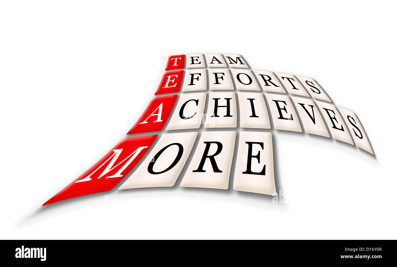 Acronym of Team - Team, Efforts, Achieves, More Stock Photo - Alamy
