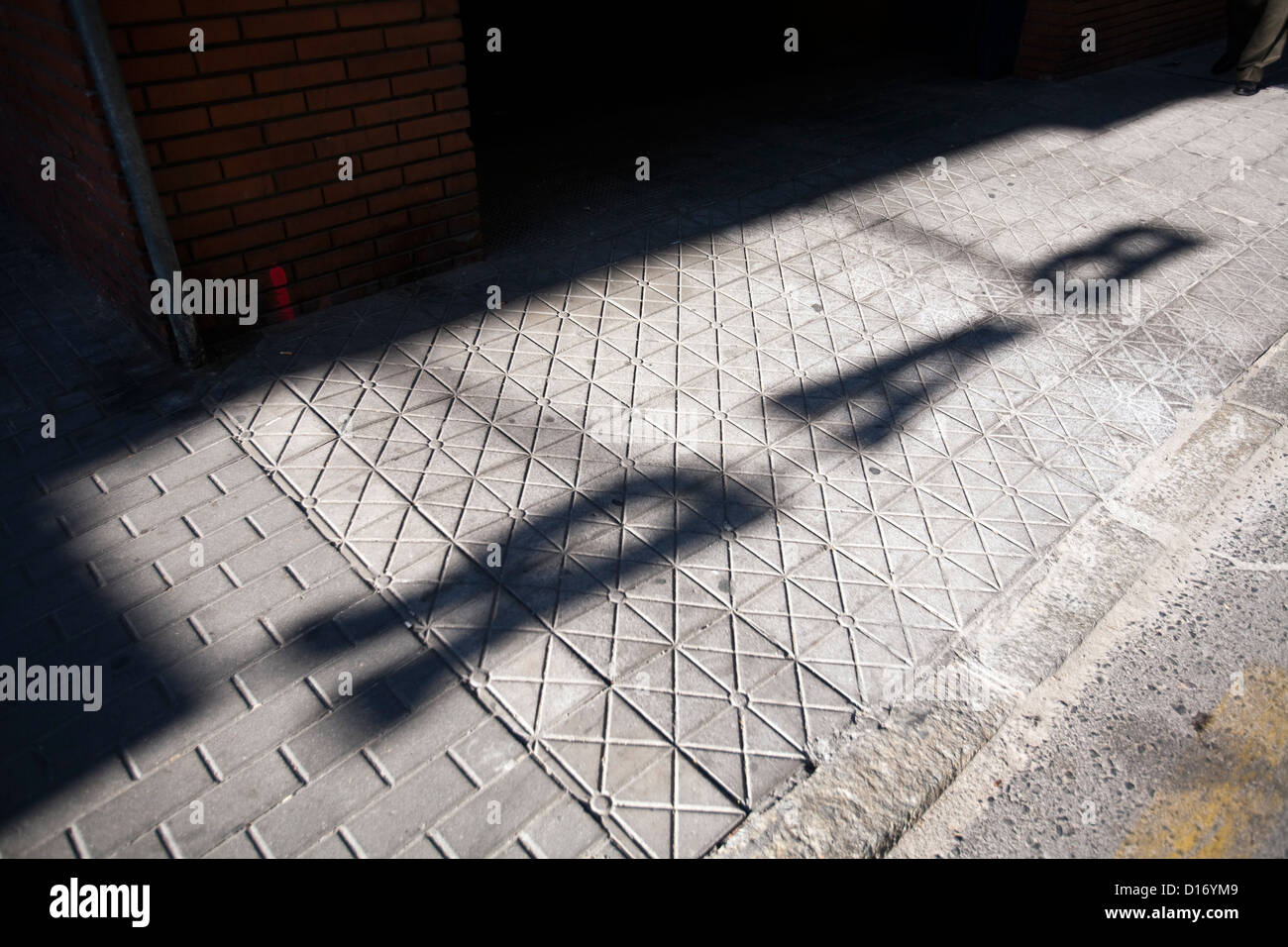 Seville, Spain, shadows of letters Stock Photo - Alamy