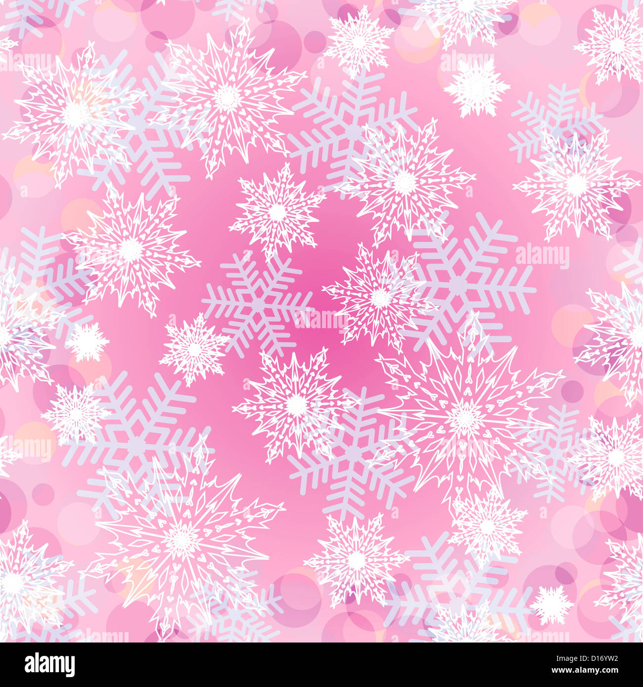 Seamless background with snowflakes 4 Stock Photo - Alamy