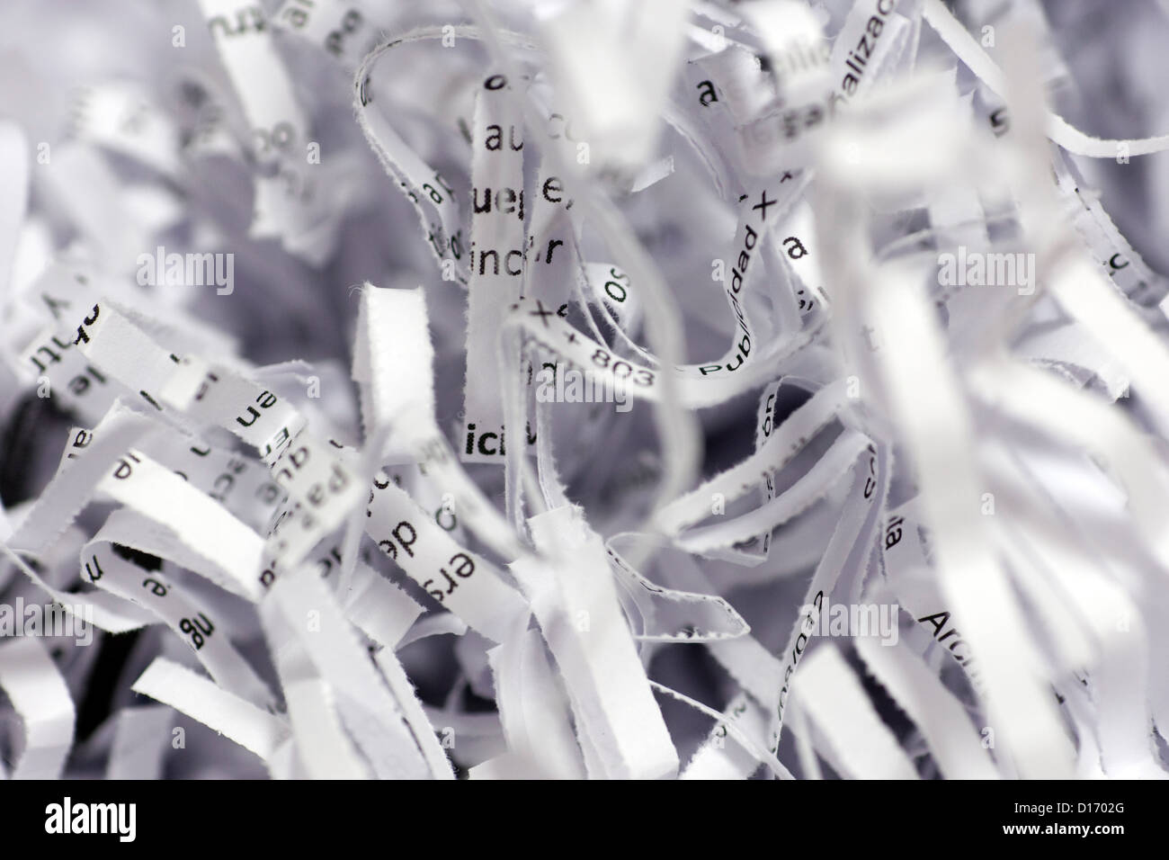 Seville, Spain, shredded paper scraps Stock Photo - Alamy