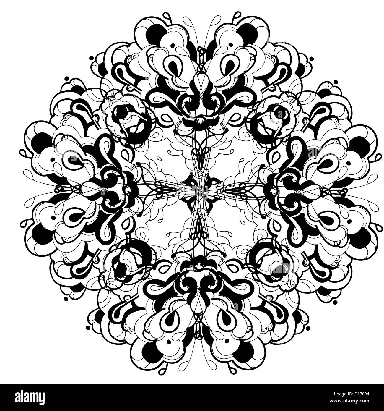 Intricate white background abstract Cut Out Stock Images & Pictures - Alamy
