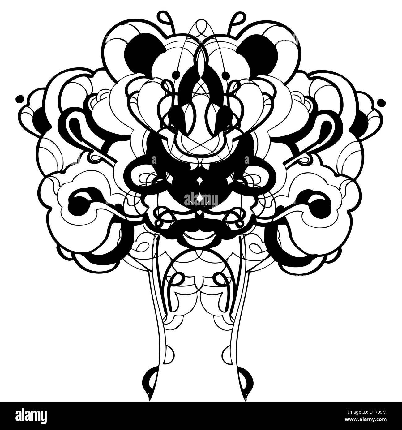 abstract graphic design in black and white Stock Photo - Alamy