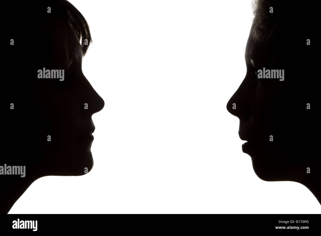 Opposite face hi-res stock photography and images - Alamy