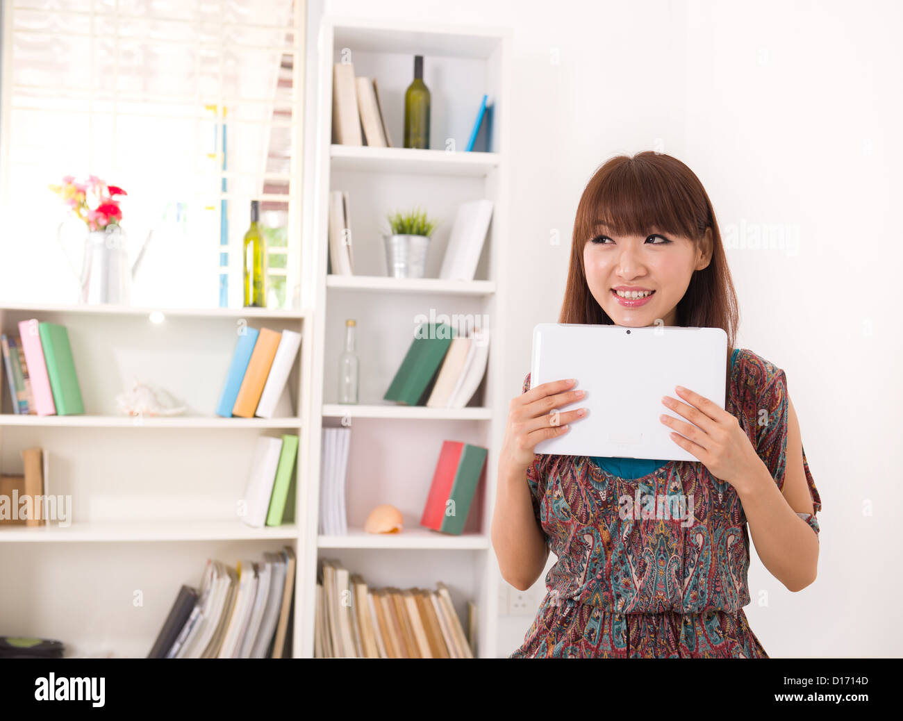 chinese female tablet computer Stock Photo - Alamy