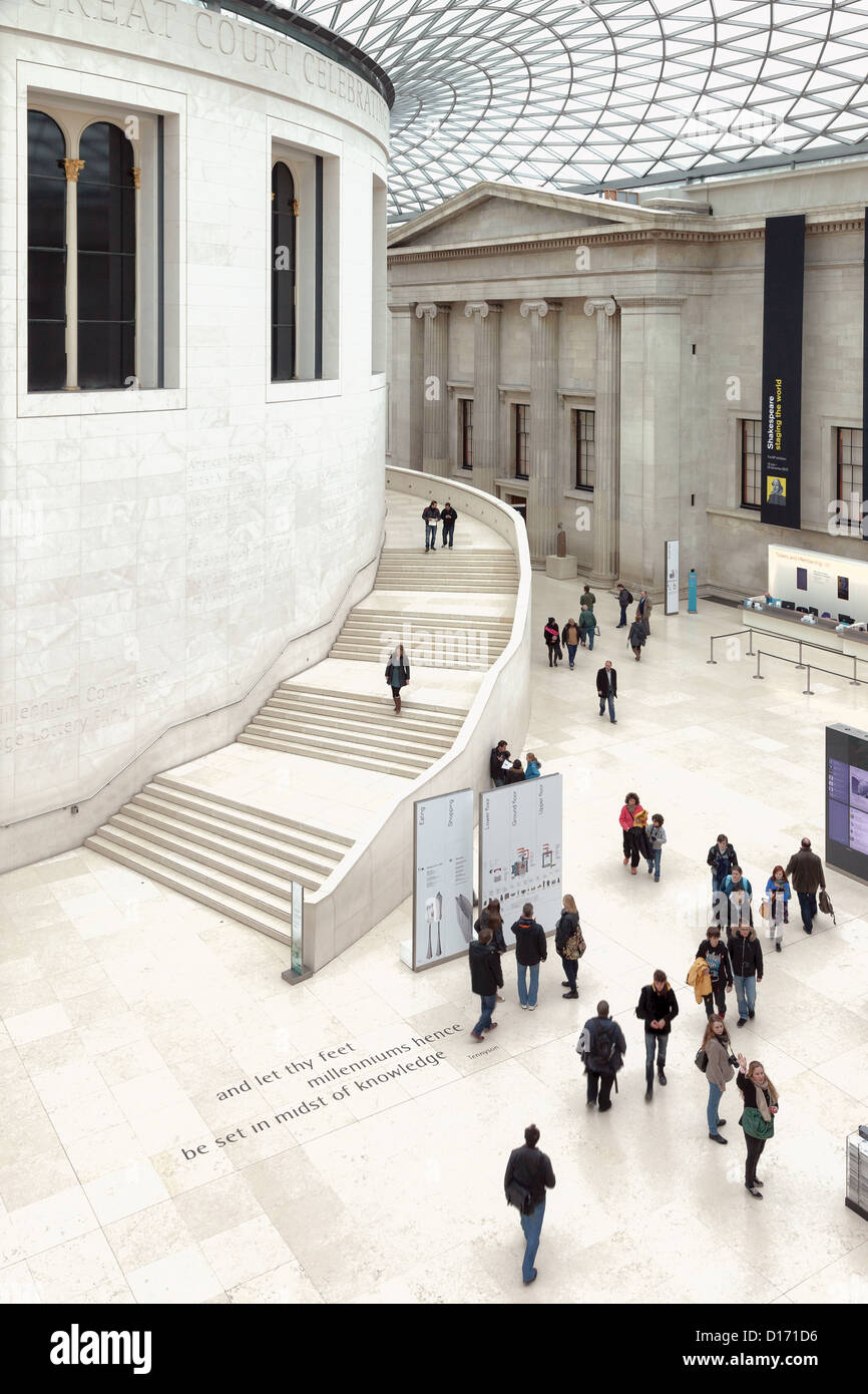 The Great Court at the British Museum Stock Photo - Alamy