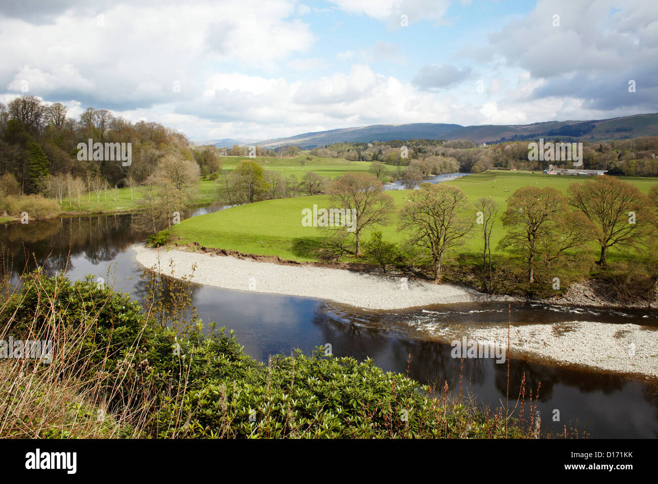 Ruskin's view at Kirkby Lonsdale, Lancashire Stock Photo - Alamy