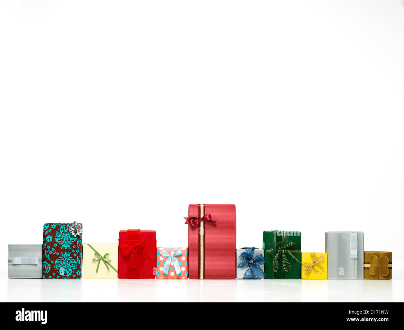 Birthday presents different shapes hi-res stock photography and images ...
