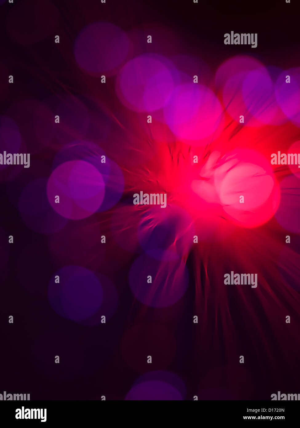 conceptual artistic wallpaper with macro of a fiber optics light wand ...