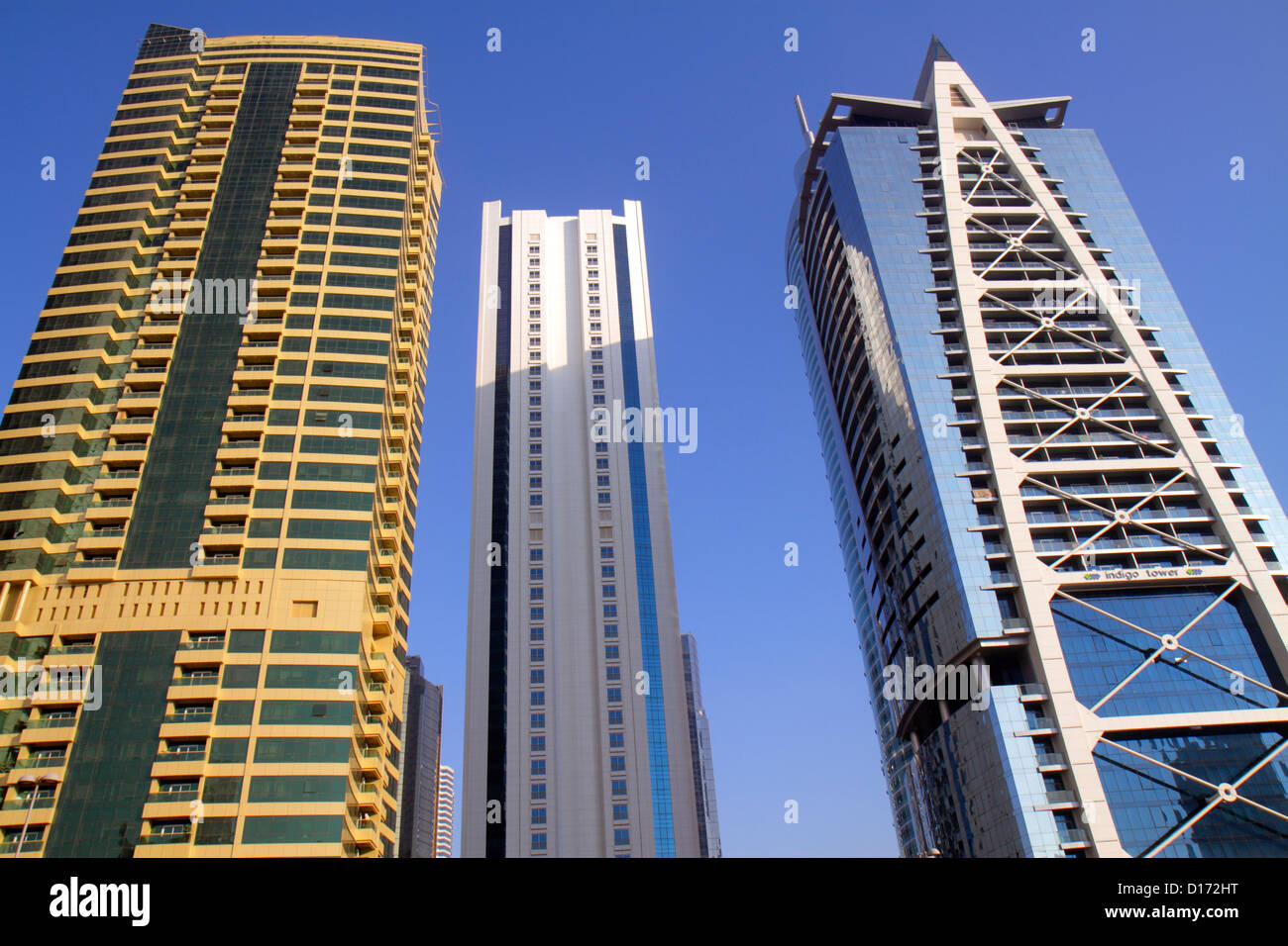 Dubai residential towers hi-res stock photography and images - Alamy