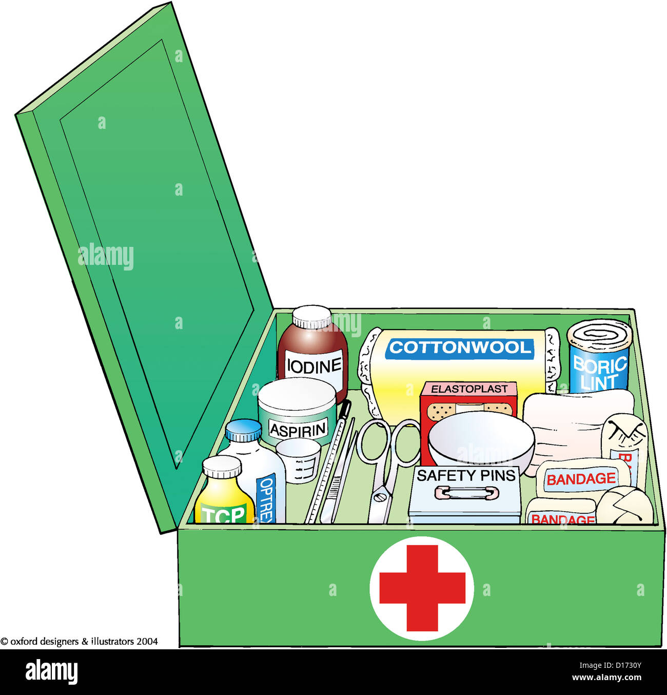 First Aid Kit Stock Photo - Alamy