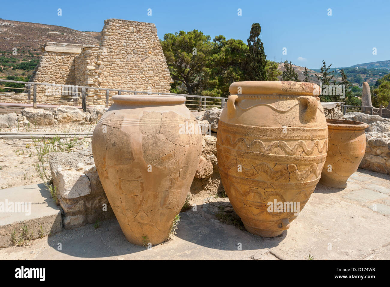Knossos palace. Crete Stock Photo - Alamy